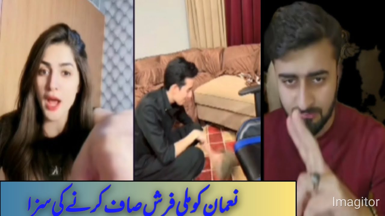 Bisma Gives funny Punishment to Nouman in TikTok Live/Rajab's family ...