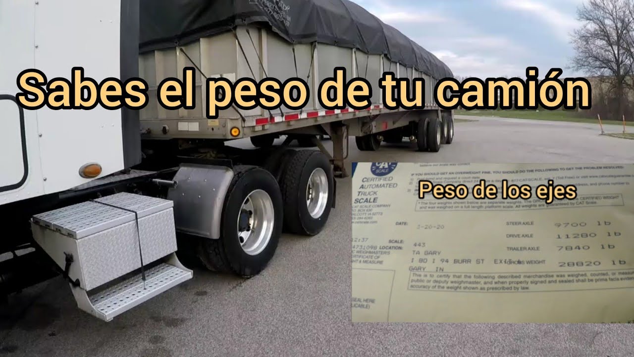 Sabés el peso legal permitido en un Trailer en USA Cuidado - YouTube