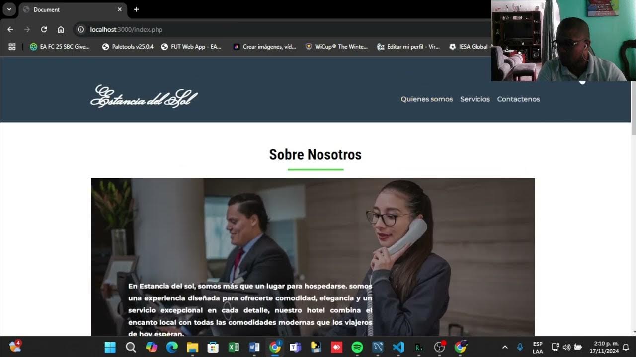 Aca03 hotel - Desarrollo Web - YouTube