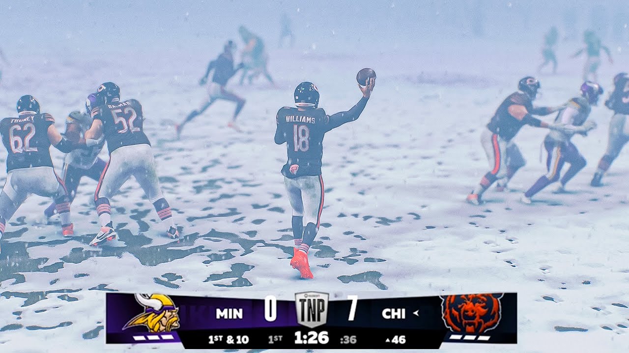 Madden 26 FULL Heavy Snow Gameplay - YouTube