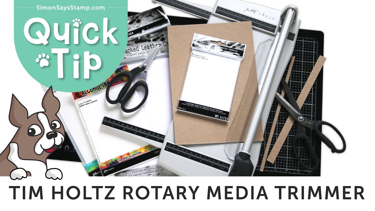 The Must-Have Tim Holtz Rotary Media Trimmer DOES IT ALL! - YouTube