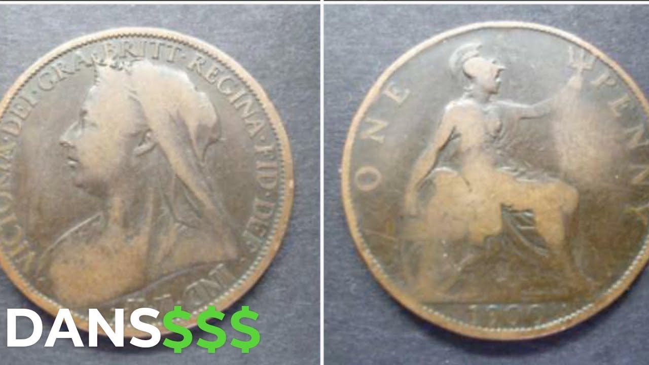 1900 One Penny Coin VALUE - QUEEN ELIZABETH - YouTube