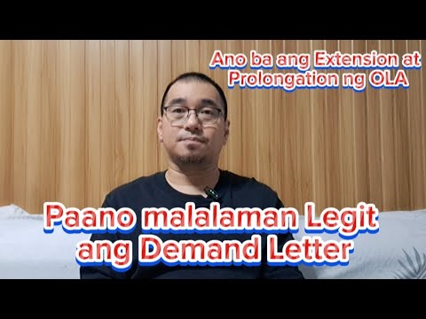 Paano malalaman Legit ang Demand Letter | Ano ba ang Extension at ...