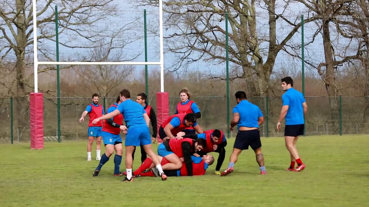 US Dax rugby : entraînement avant le match contre Blagnac . Manager ...