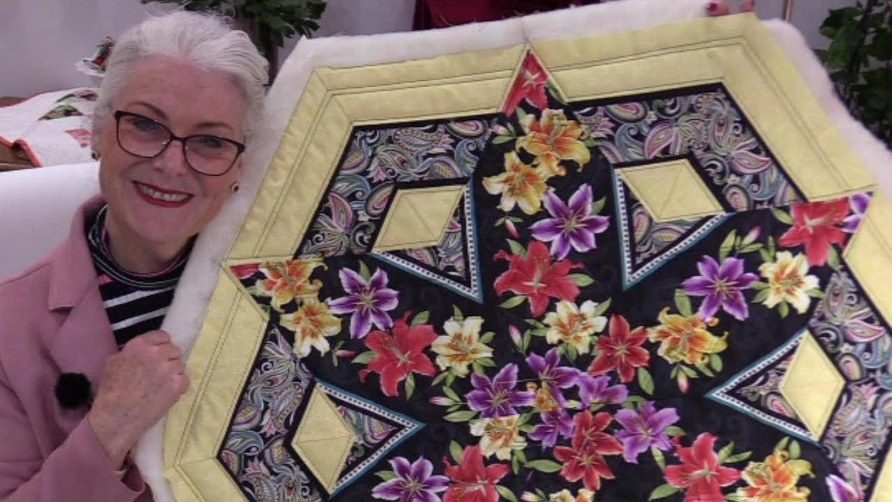 How to Quilt a Star Design - YouTube
