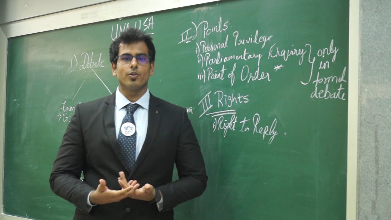 Model UN Procedure-Part 1 || MUN-Tips || Mumbai MUN 2018 - YouTube