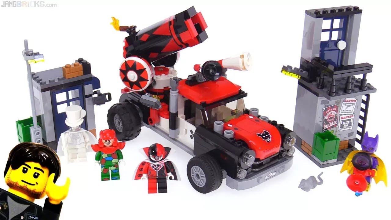🔄 LEGO Batman Movie 2018 Harley Quinn Cannonball Attack review ♦️♥️ ...