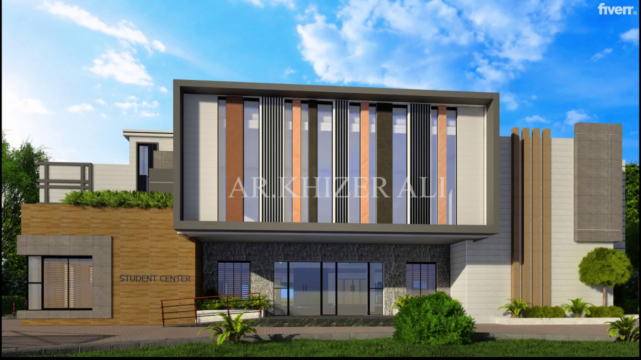Do amazing exterior 3d renderings and photo realistic elevation design ...