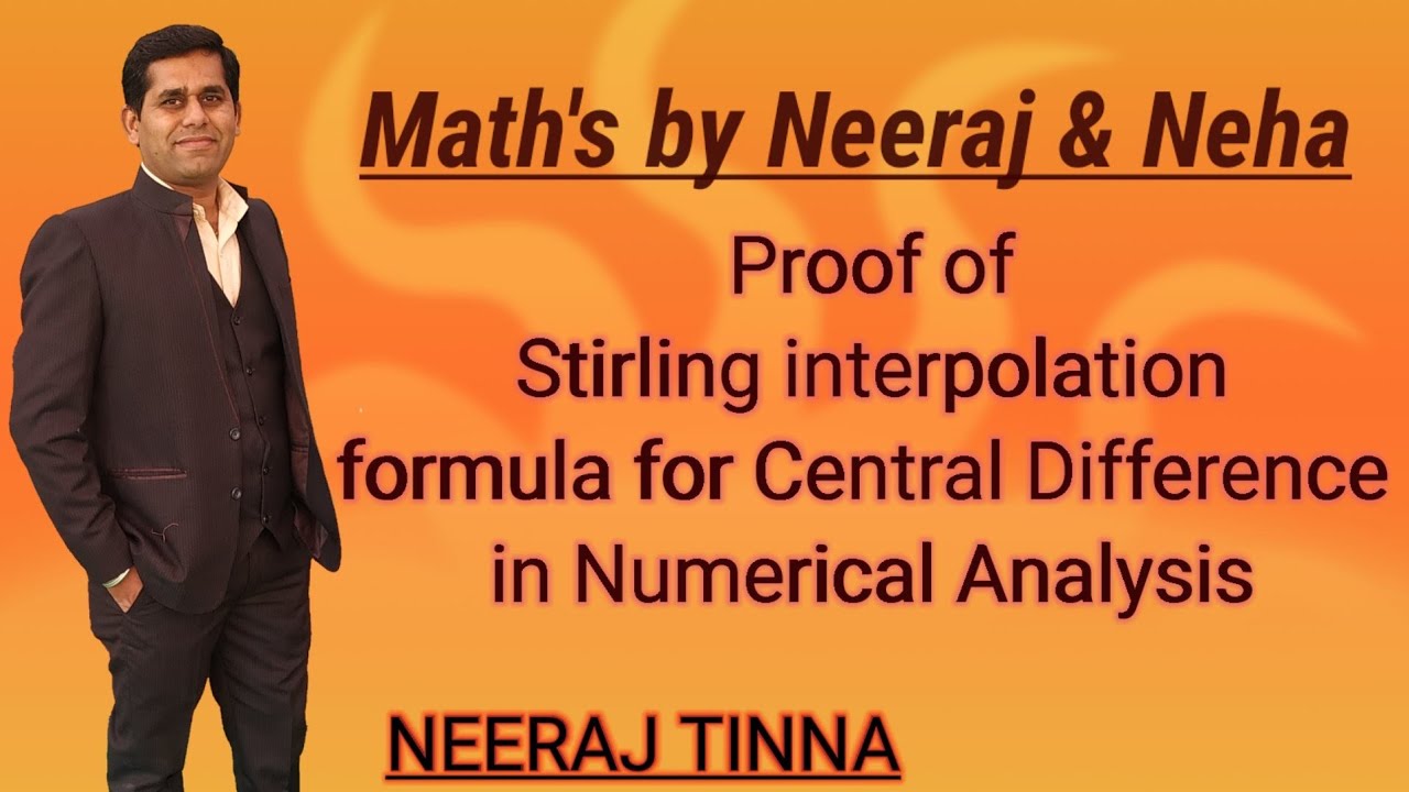 Proof of Stirling interpolation formula for Central Difference in ...