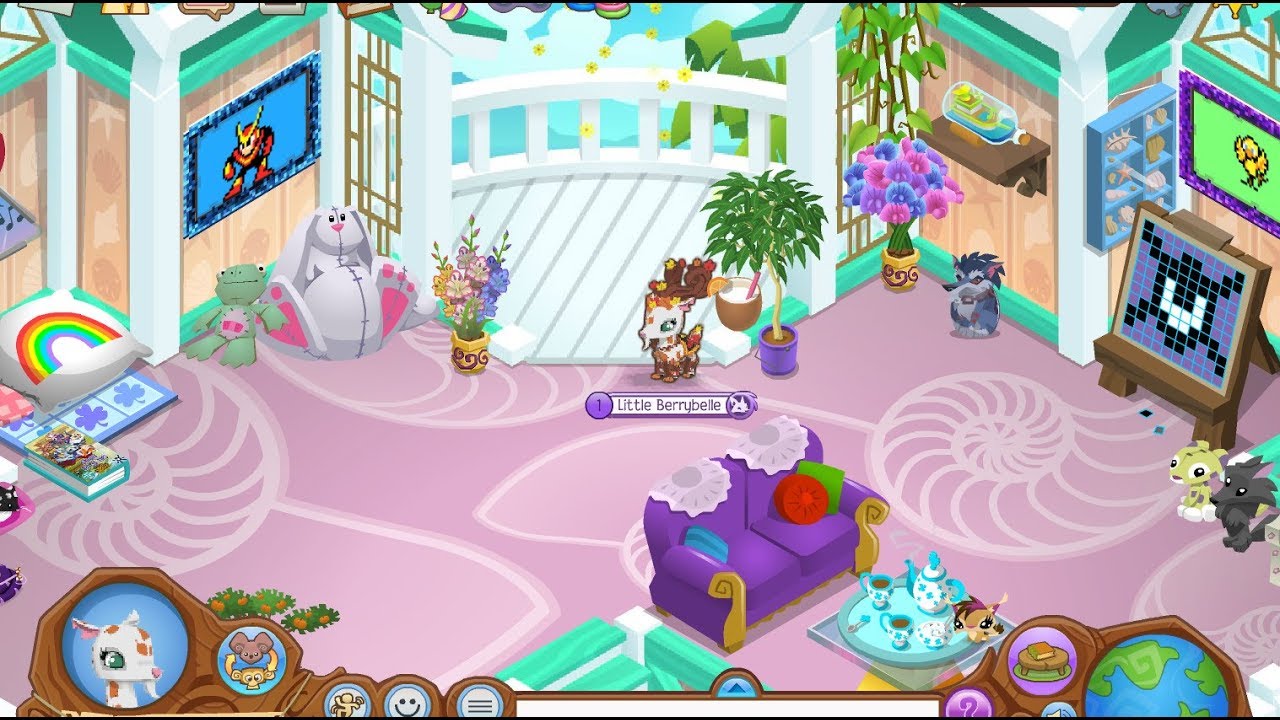 Animal jam - Beach house den tour - YouTube