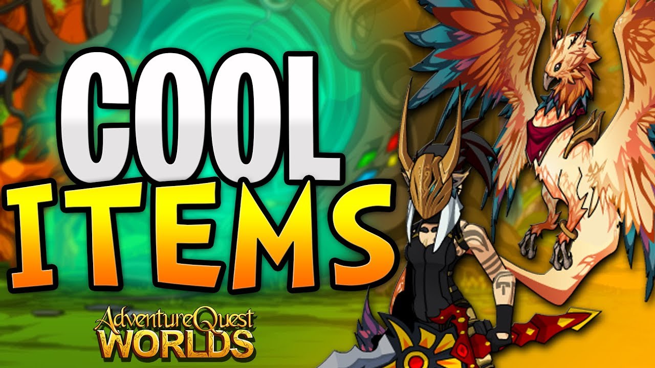 NEW AQW ITEMS AQW AdventureQuest Worlds - YouTube