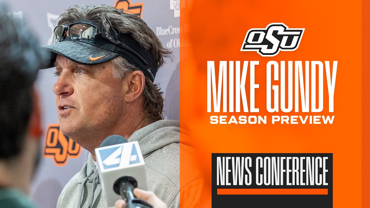 Mike Gundy OSU Media Day News Conference 8/3/2024 - YouTube