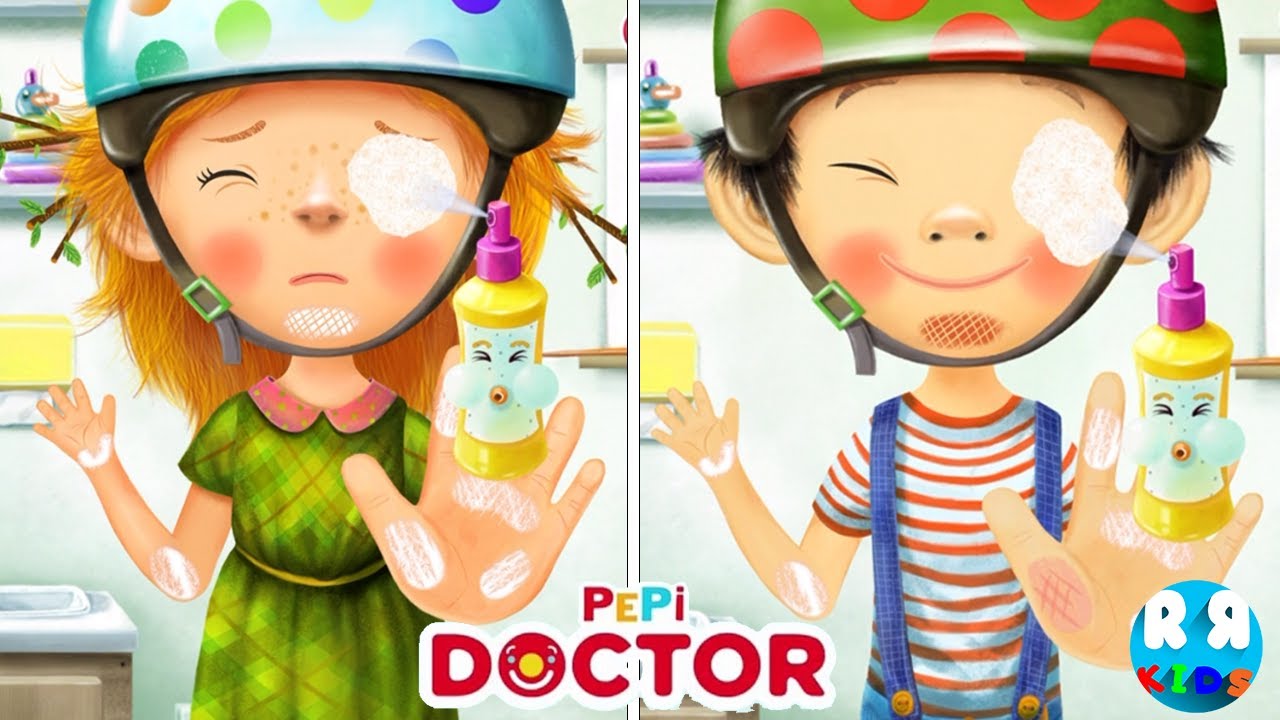 Pepi Doctor - What Happend if you Spray the Medicine to your eyes - YouTube