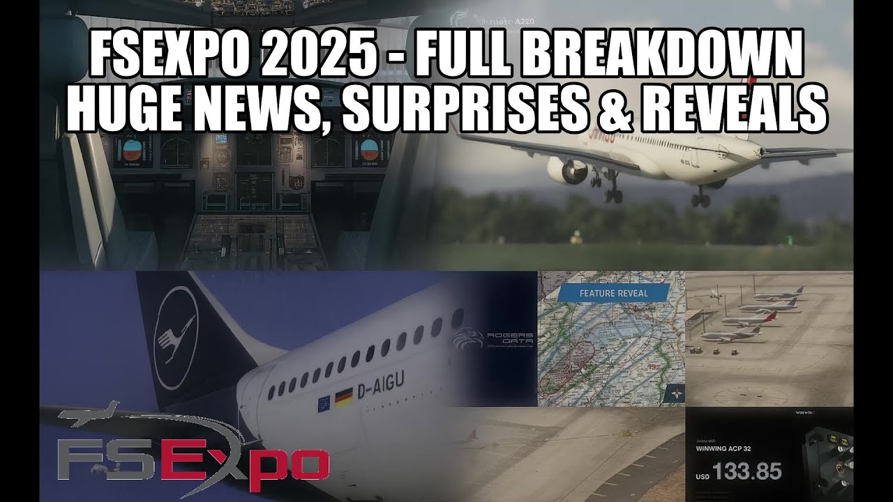 Flight Sim Expo 2025 BREAKDOWN – Full Reveal Recap & Surprise ...