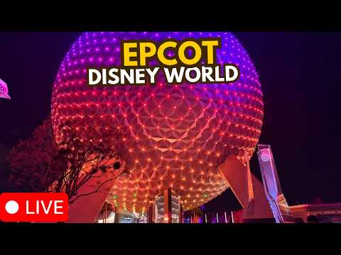 🔴 Live: Disney's Epcot Rides & Fireworks -  Walt Disney World 09.17.2026