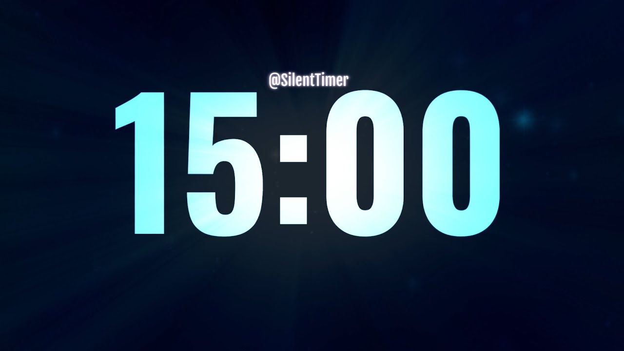 15 minute timer with Alarm | Countdown Clock - YouTube