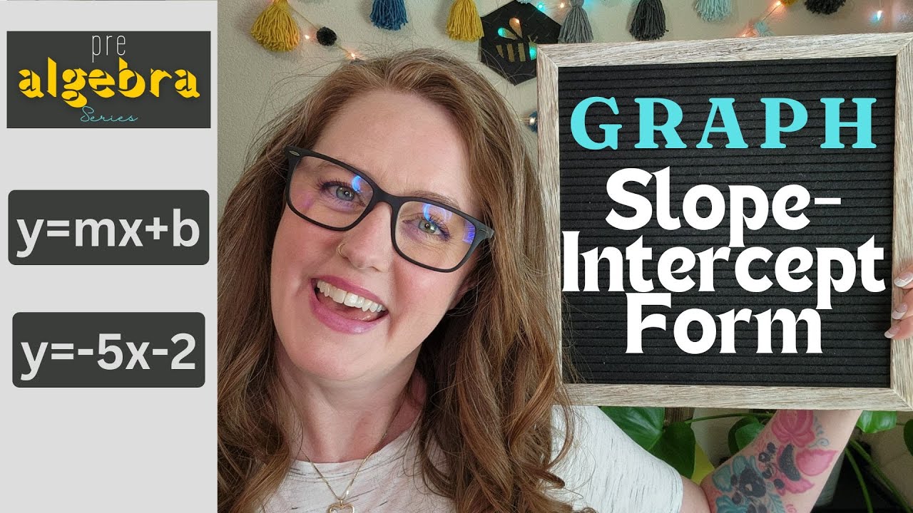 How to Graph Slope Intercept Form | y=mx+b - YouTube