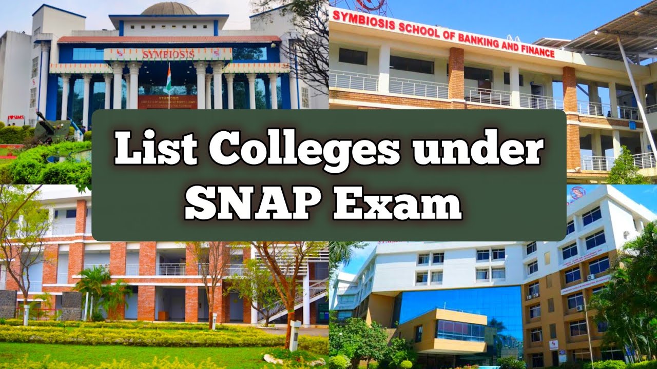 List of Colleges under SNAP Exam | Top SNAP Exam Colleges #mba #college ...