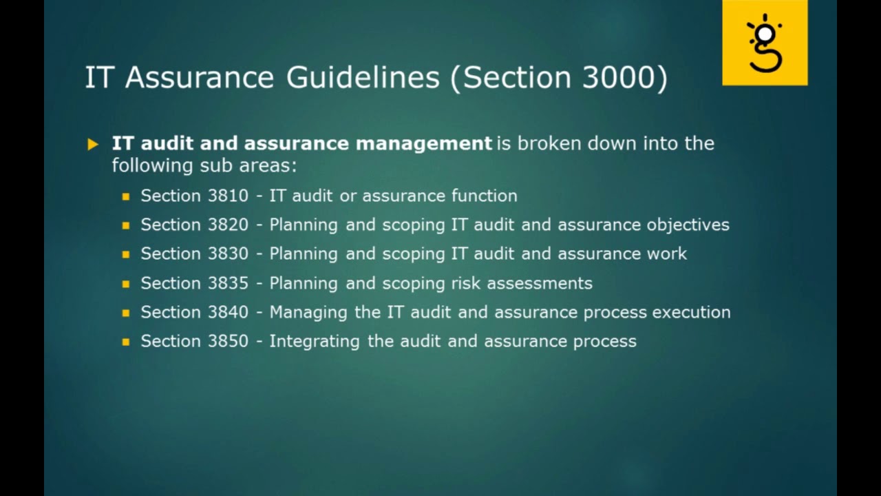 11. IT Assurance Guidelines - YouTube