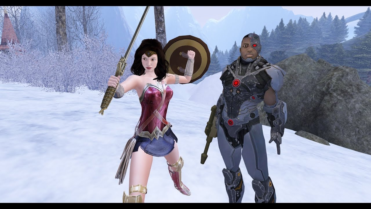 Wonder Woman vs Cyborg - YouTube