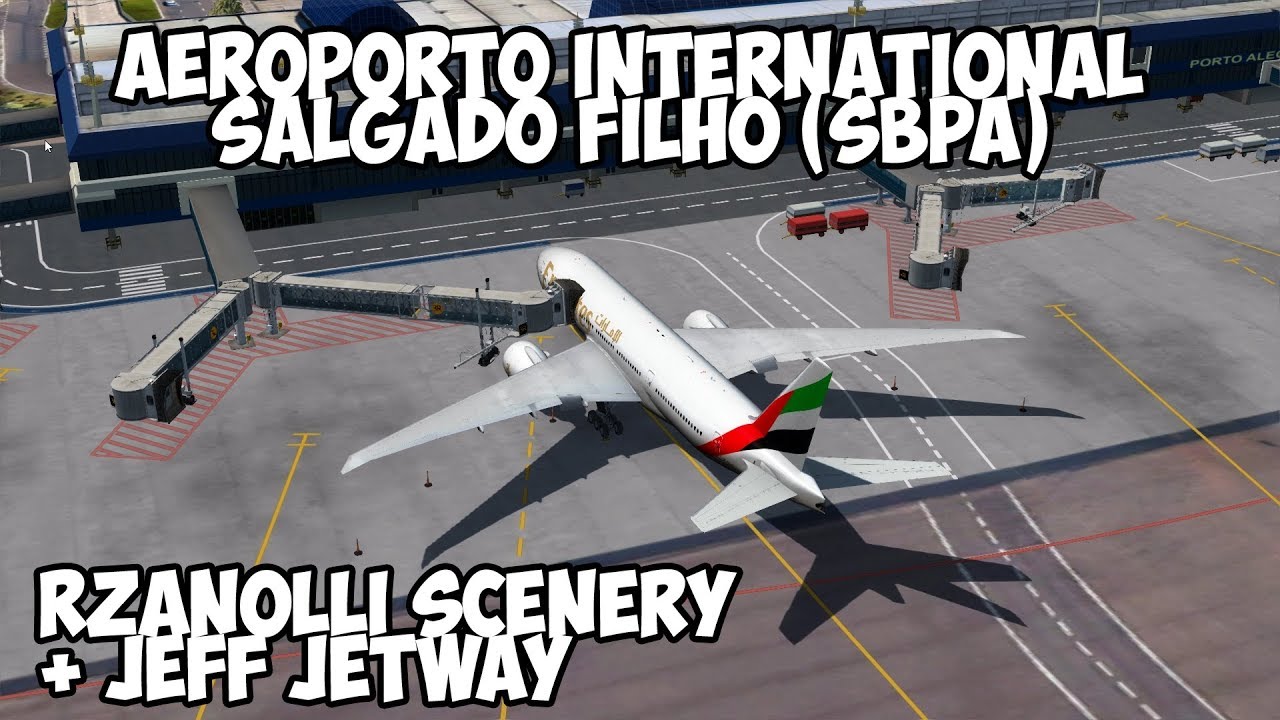 Porto Alegre Salgado FilhoSBPA + SODE JETWAYS INTERACTIONS! - YouTube