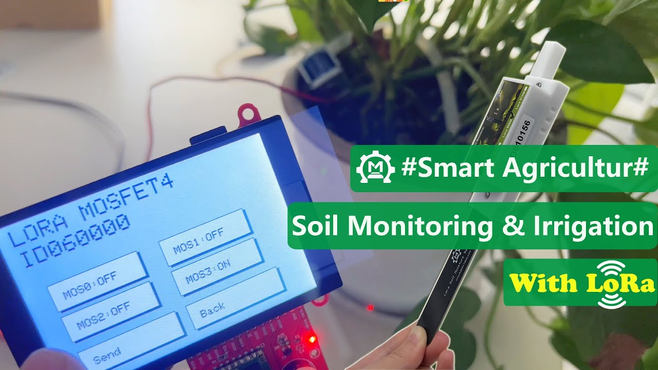 Soil Monitoring and Irrigation with Lora - How it Works - YouTube