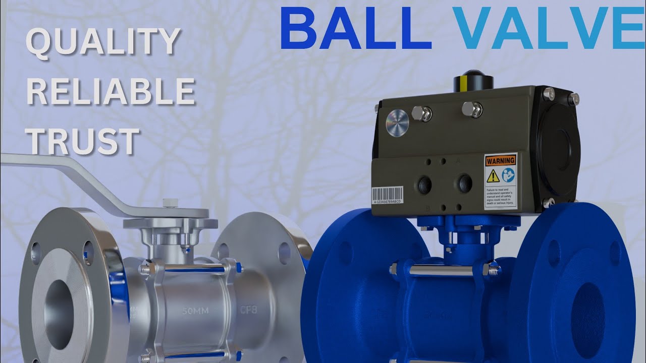Industrial Ball Valve Animation | 3D Animation (Blender) - YouTube