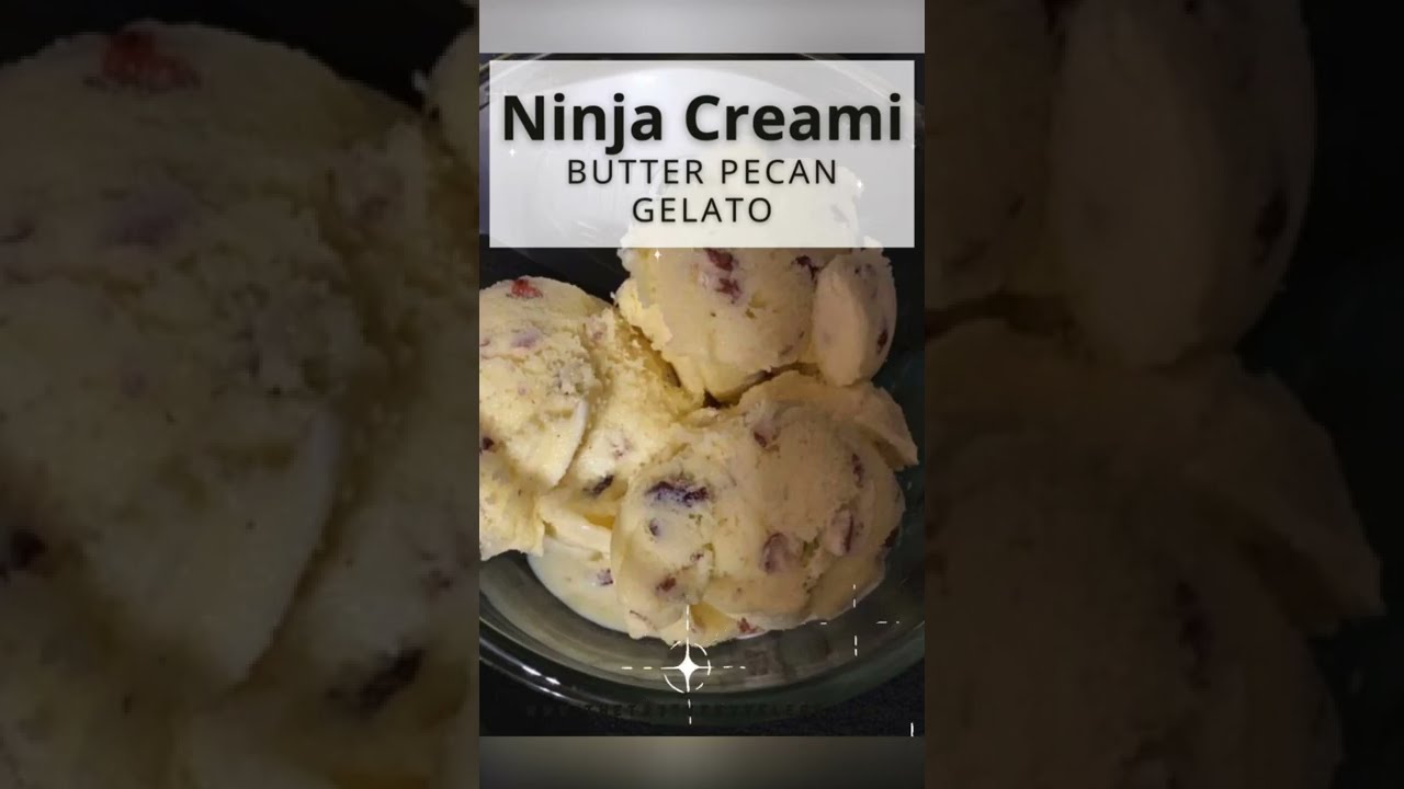 Ninja Creami Butter Pecan Gelato - YouTube