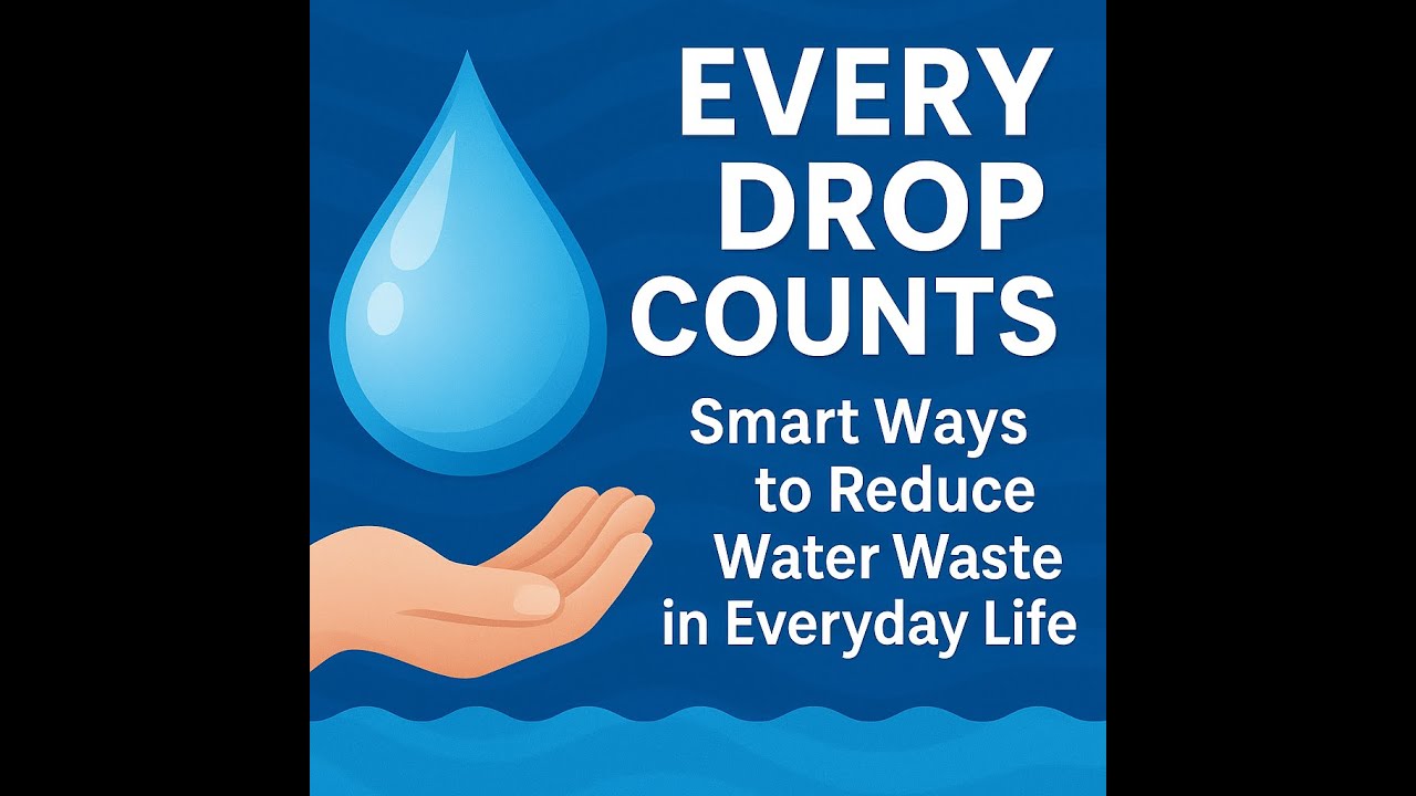 Every Drop Counts Smart Ways to Reduce Water Waste in Everyday Life ...