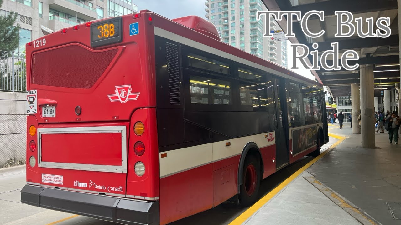 Toronto TTC 38 Highland Creek Bus Ride - Full Route Westbound 9/18/2023 ...