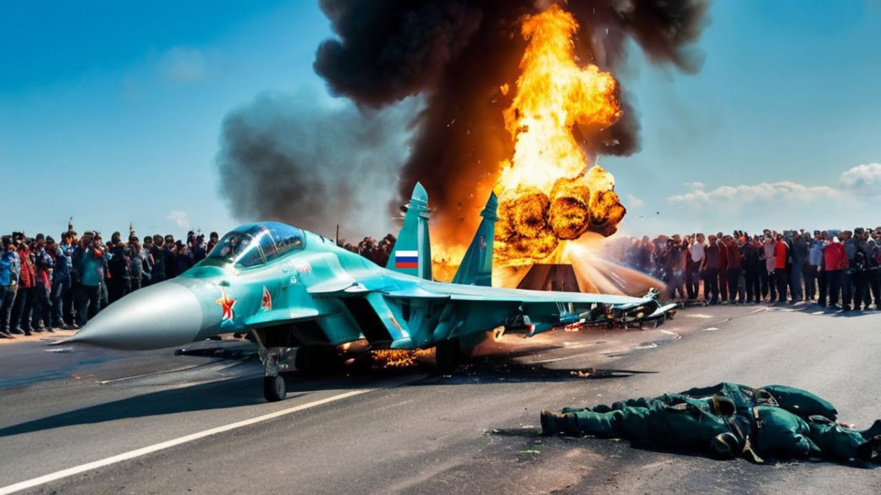 30 minutes ago! 10 Russian SU-34s that entered Ukrainian airspace were ...