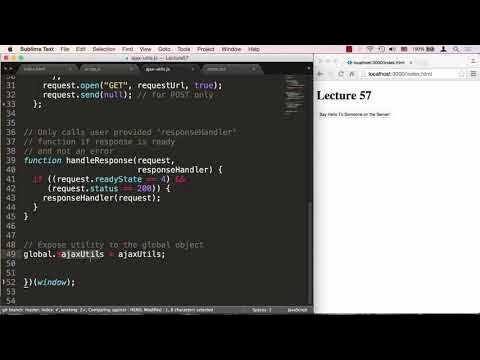 Lesson 57, Part 3 Ajax Basics - YouTube