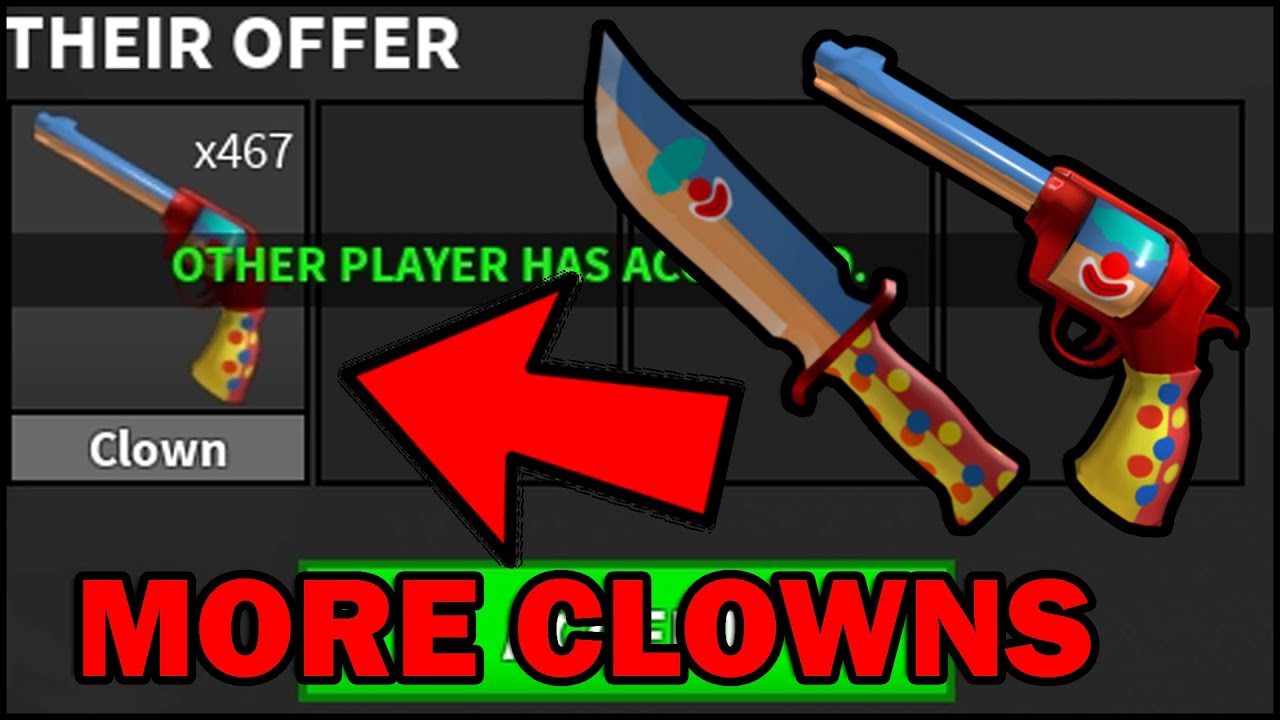 ANOTHER HUGE CLOWN TRADE... (MM2) - YouTube