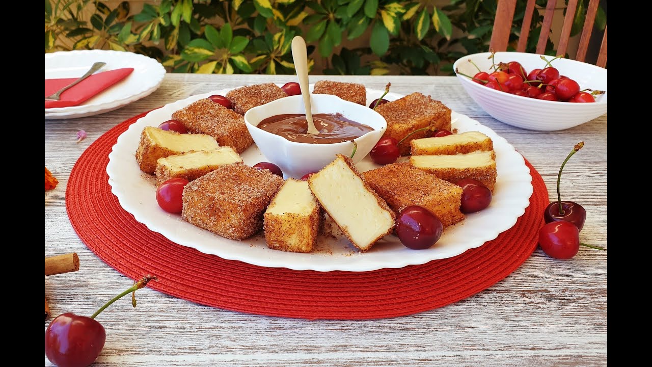 Cel mai simplu si cel mai delicios desert spaniol, LAPTE PRAJIT - YouTube