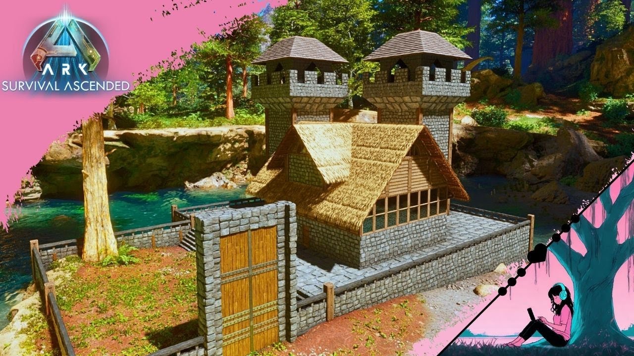 Ark: Survival Ascended | Medieval Village Begins! First, The Manor ...