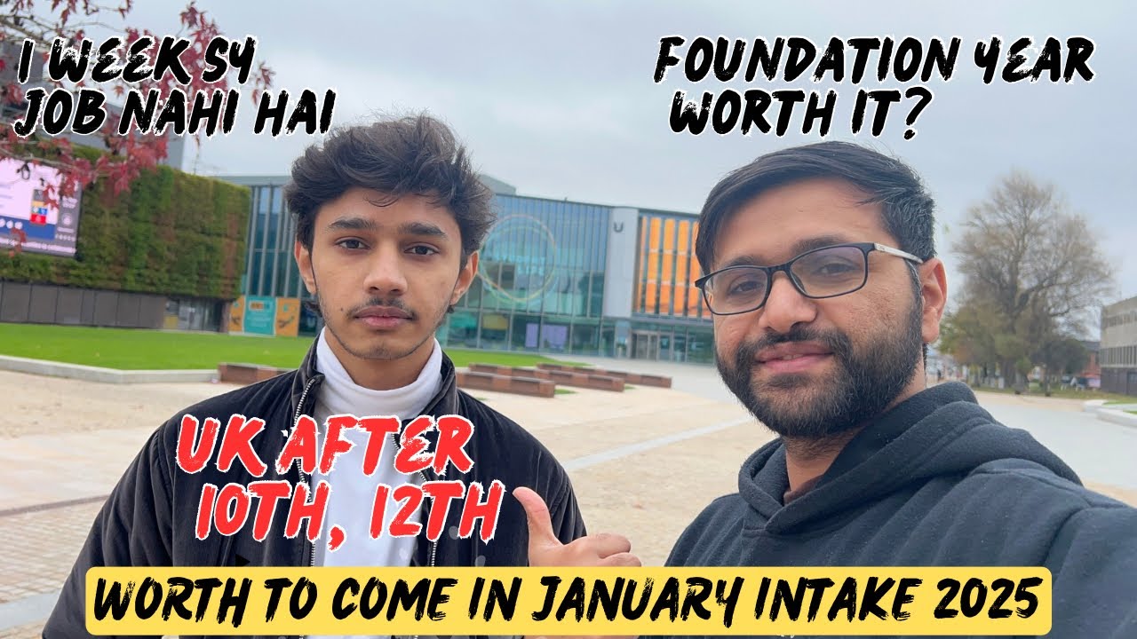 UK 🇬🇧 after 12th worth it? | Foundation year student for january intake ...