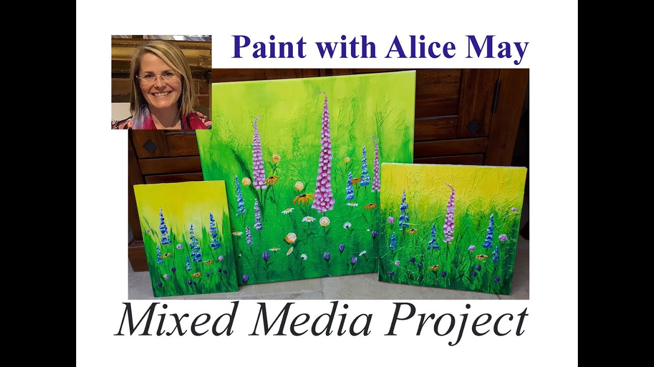 7. Mixed media painting with Alice May at The House That Sat Down - YouTube