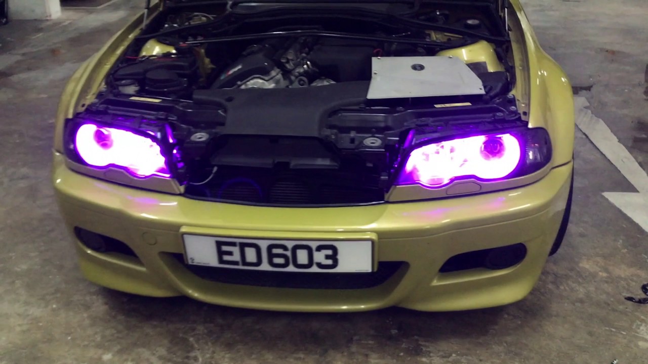 BMW E36 E38 E39 E46 RGB SMD LED Cotton Light for Projector headlight IR ...