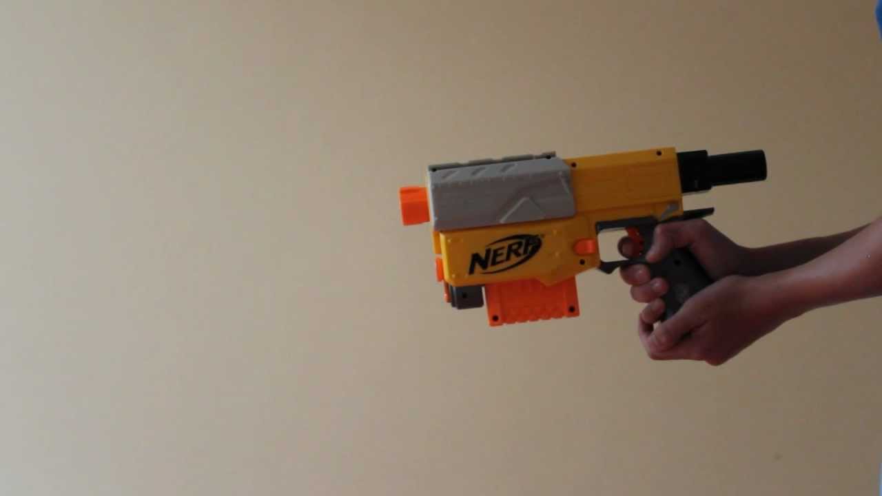 Schuss Animation NERF - Test #001 - YouTube