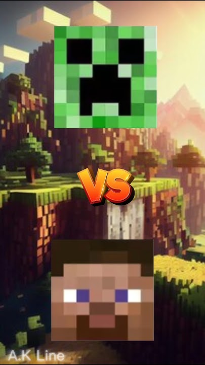 Steve Vs Creeper Minecraft Viral Shorts Youtube