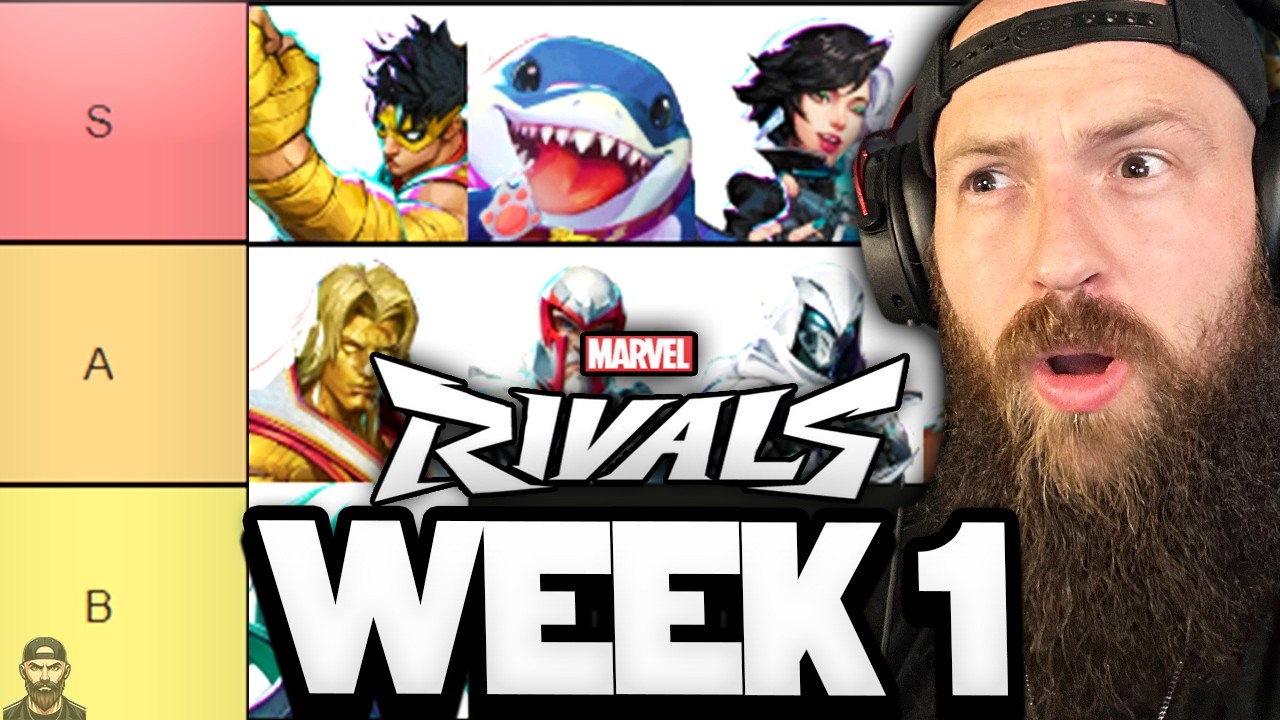 The ULTIMATE Marvel Rivals Week 1 Tier List! (Who's on Top!?) - YouTube