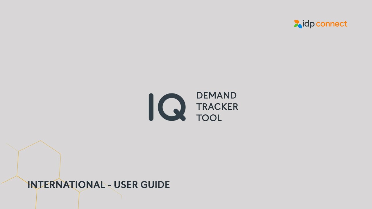 International Demand Tracker: User Guide - YouTube