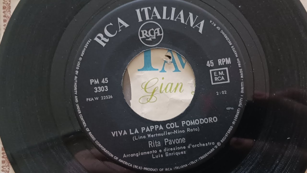 "Viva La Pappa Col Pomodoro" by Rita Pavone and zither by Anton Karas ...