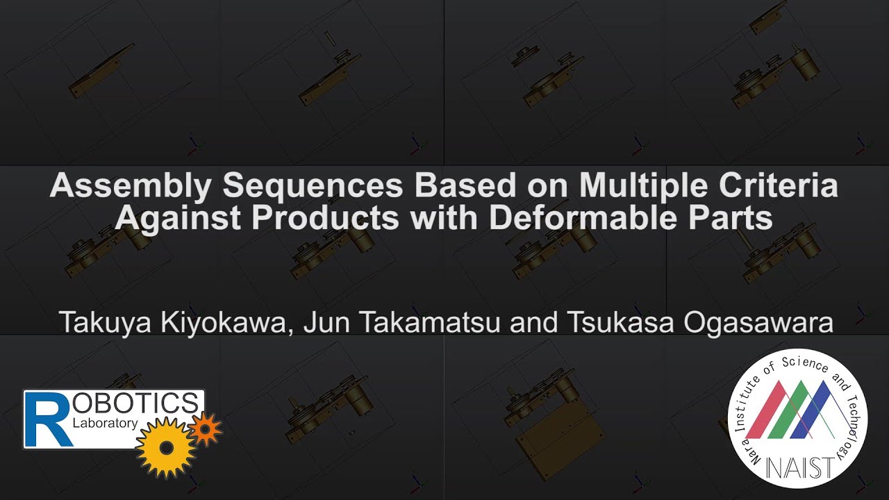 CAD-Based Assembly Planning - YouTube