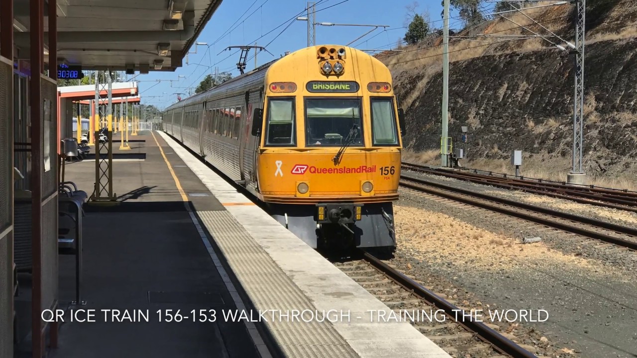 QR ICE Train 153 to 156 Walkthrough 4K - YouTube