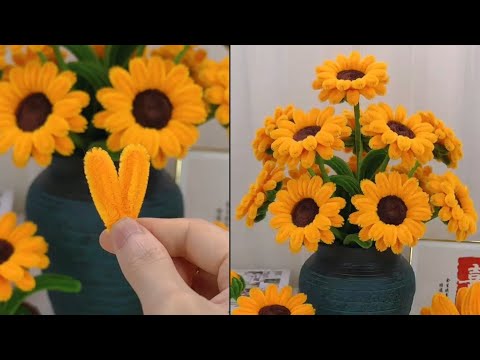 Pipe Cleaners Sunflower | Gifts from Pipe Cleaners