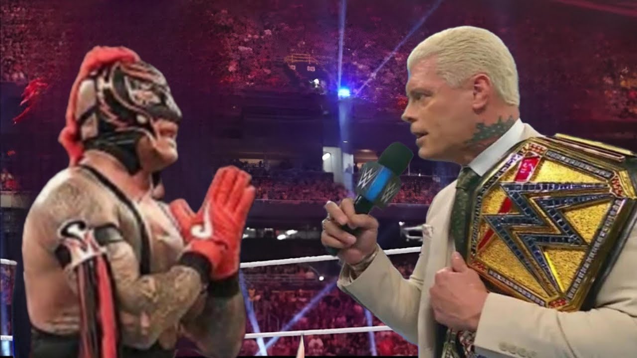 WWE Full Match - Rey Mysterio Vs. Cody Rhodes : Wrestlemania Live Full ...