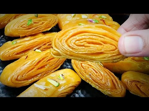 Khaja Recipe | Crispy Sweet Khaja Recipe | Chirote Recipe | Bengali ...