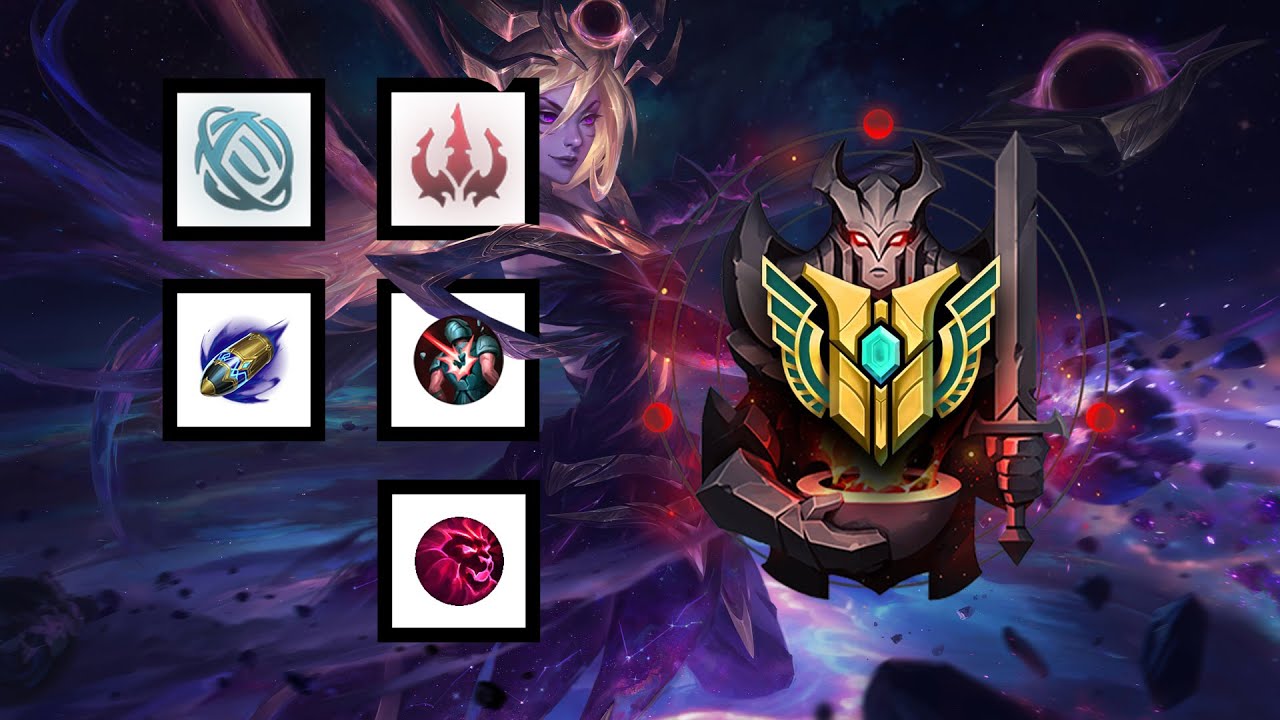 LoL / Lux Dark Cosmic skin / First Strike Rune - YouTube