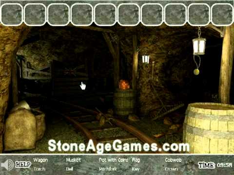 Abandoned Mine hidden objects game walkthrough - YouTube